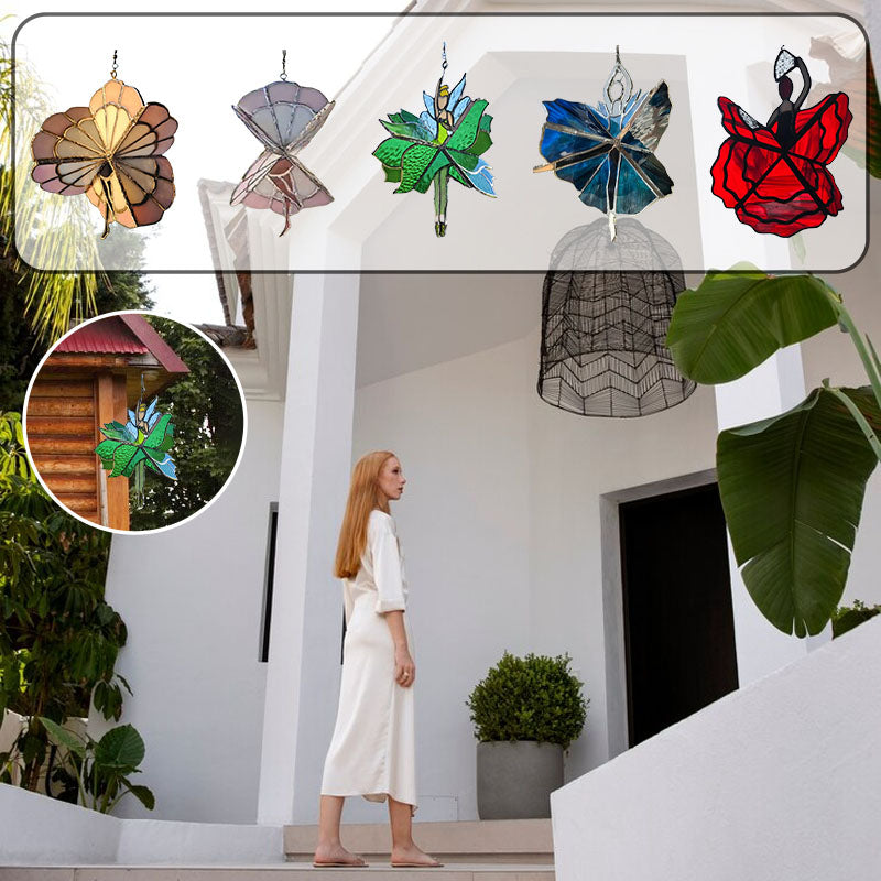 Dancing Lady Stained Acrylic Spinner – shopingmally