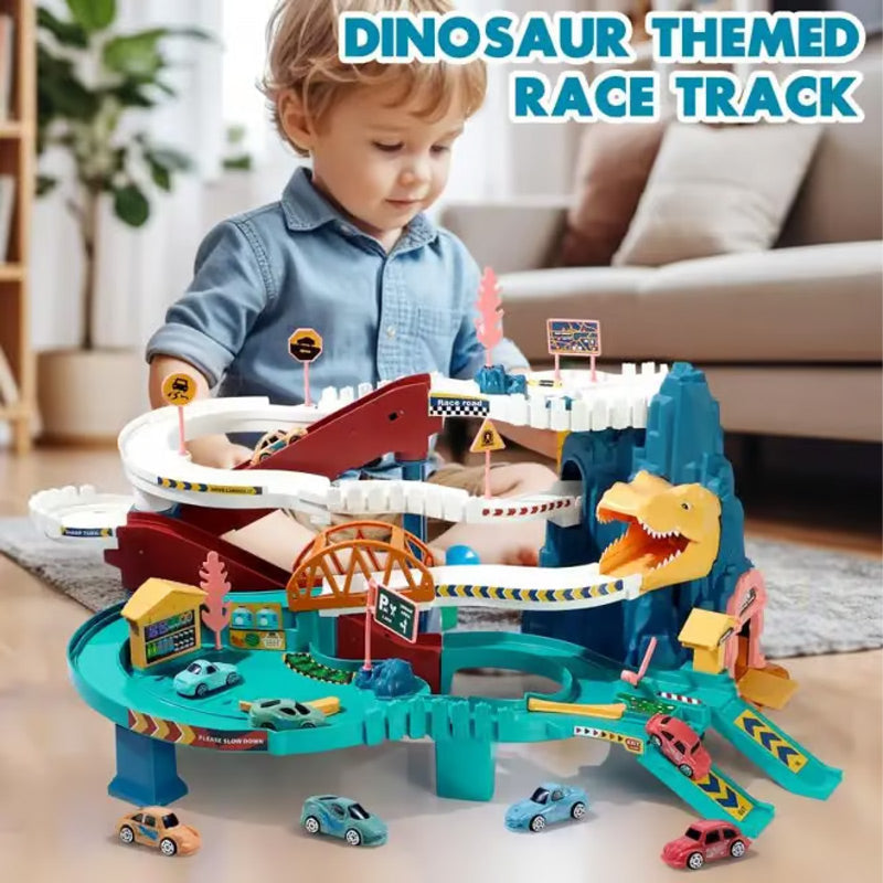 Dinosaur Ramp Track Toy Set for Kids – shopingmally